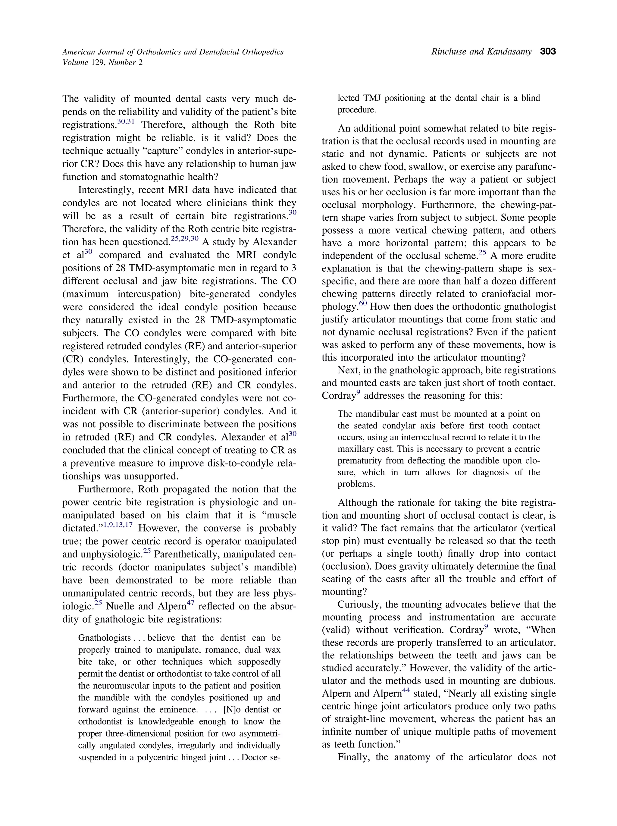 Articulators in orthodontics an evidencebased | PDF