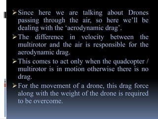 5. Terminologies and Working of Drones | PPTX