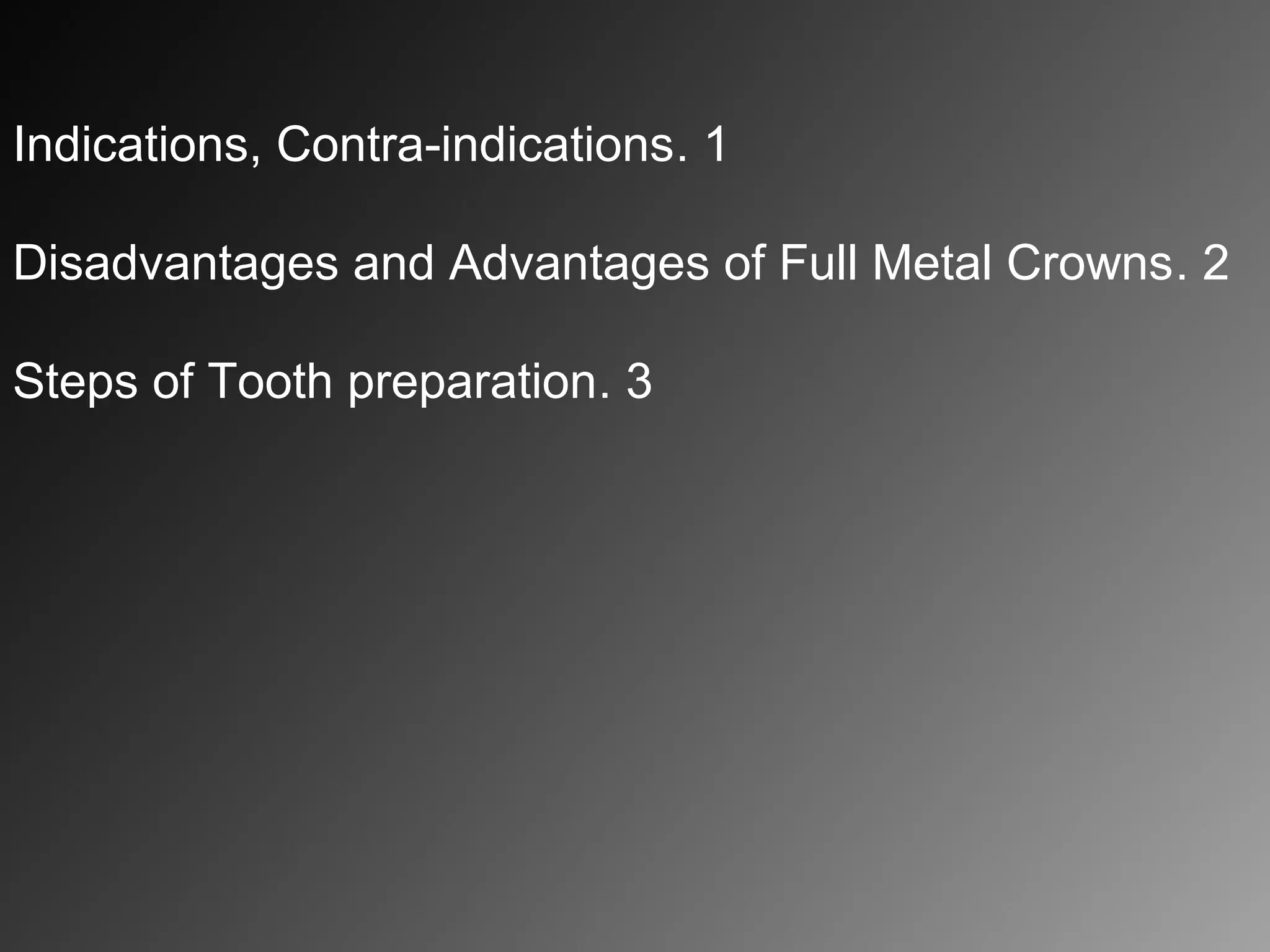 5.full metal crown | PPT