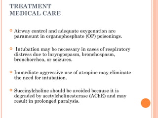 5. organophosphate poisoning | PPT