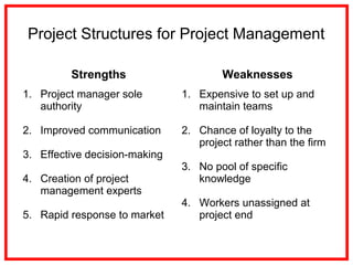 05. Project And Organizational Structure | PPT