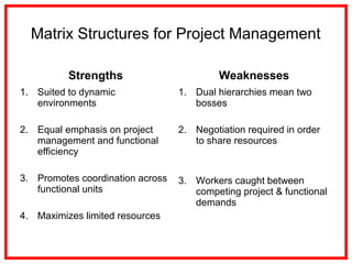 05. Project And Organizational Structure | PPT