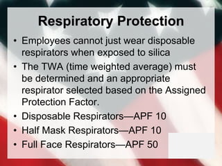 Silica Safety Requirements | PPTX