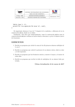 5.4 instruccion do-while | PDF