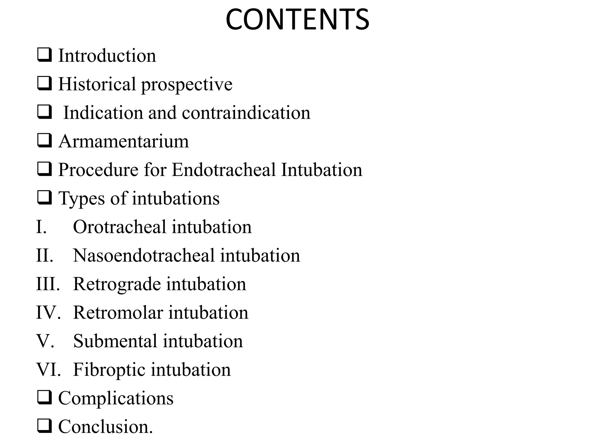 Endotracheal intubation in oral & maxillofacial surgery | PPTX