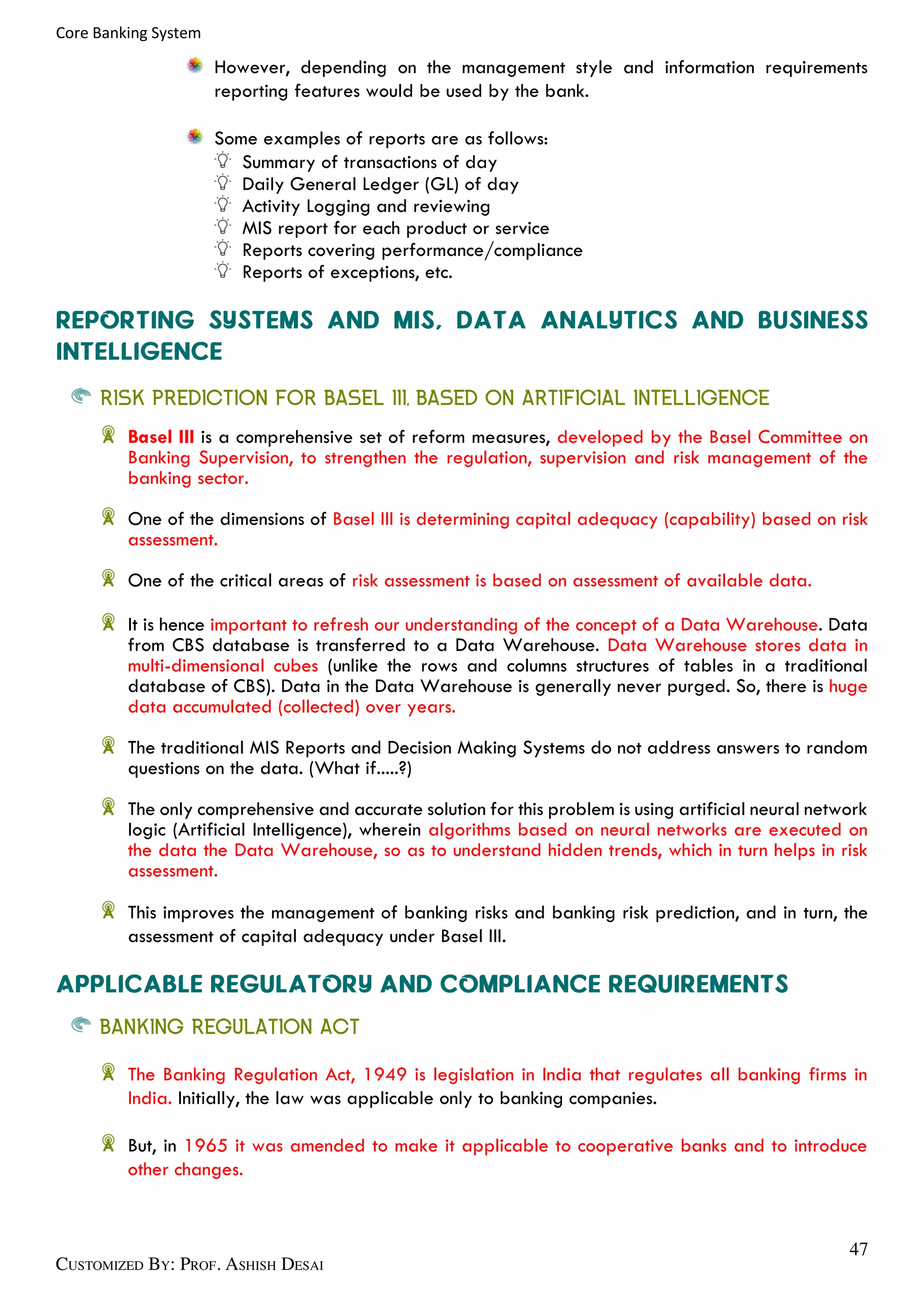 5. Core Banking System | PDF