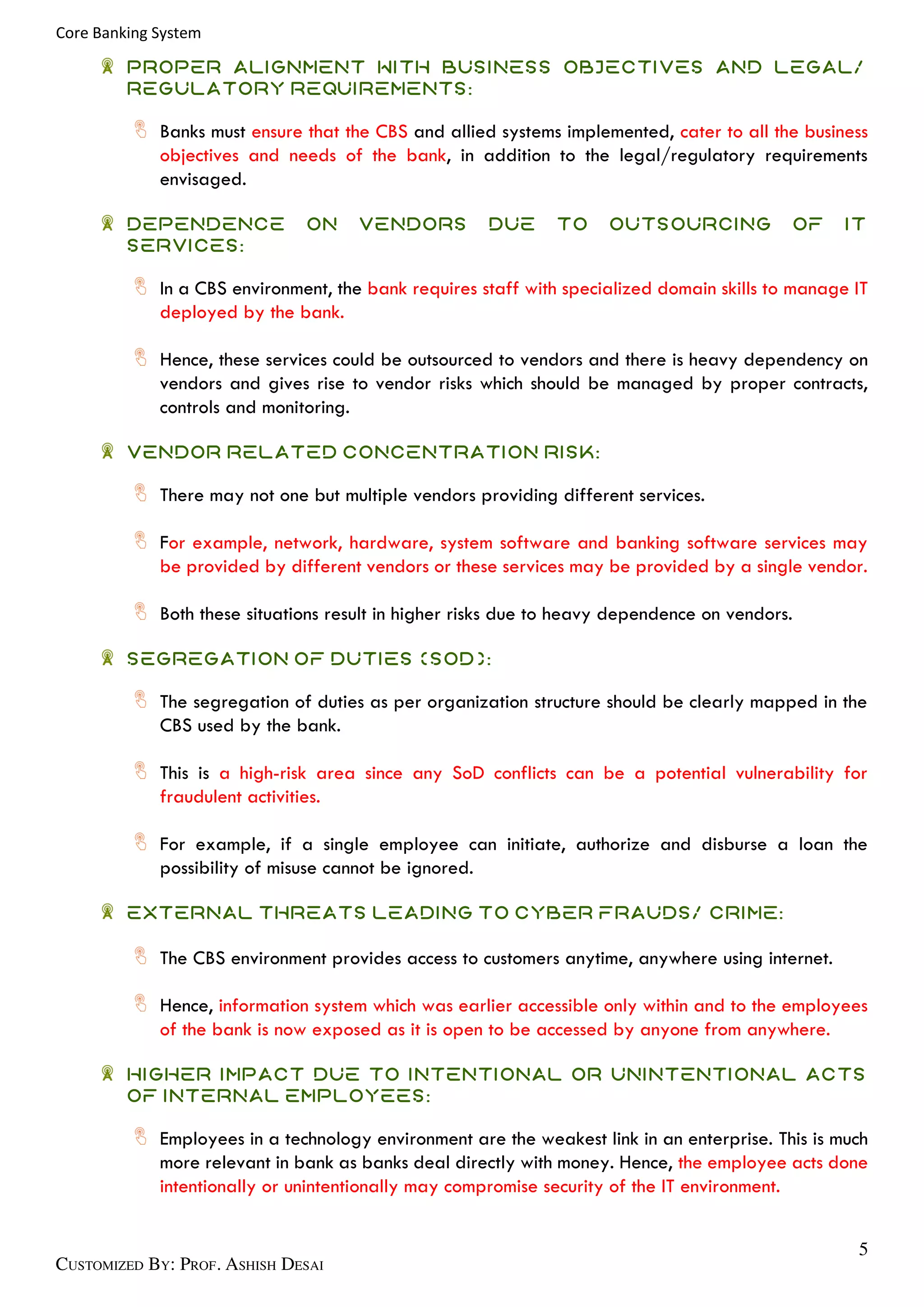 5. Core Banking System | PDF