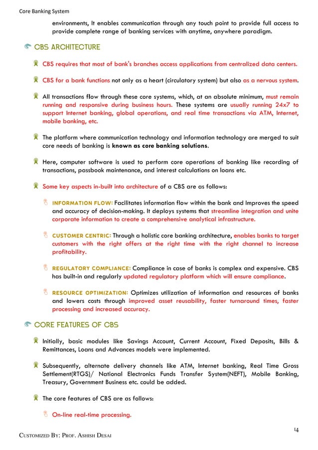 5. Core Banking System | PDF