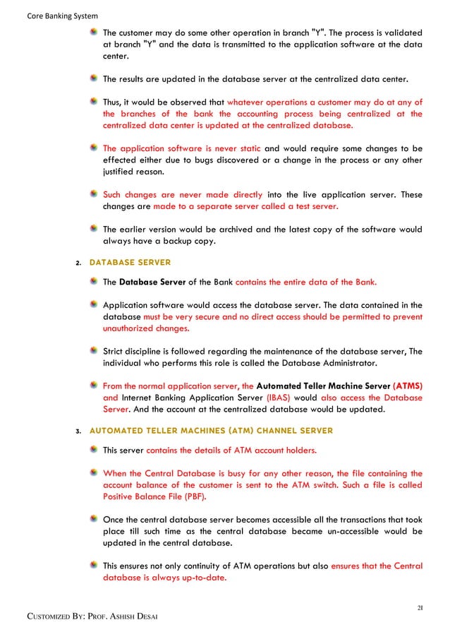 5. Core Banking System | PDF