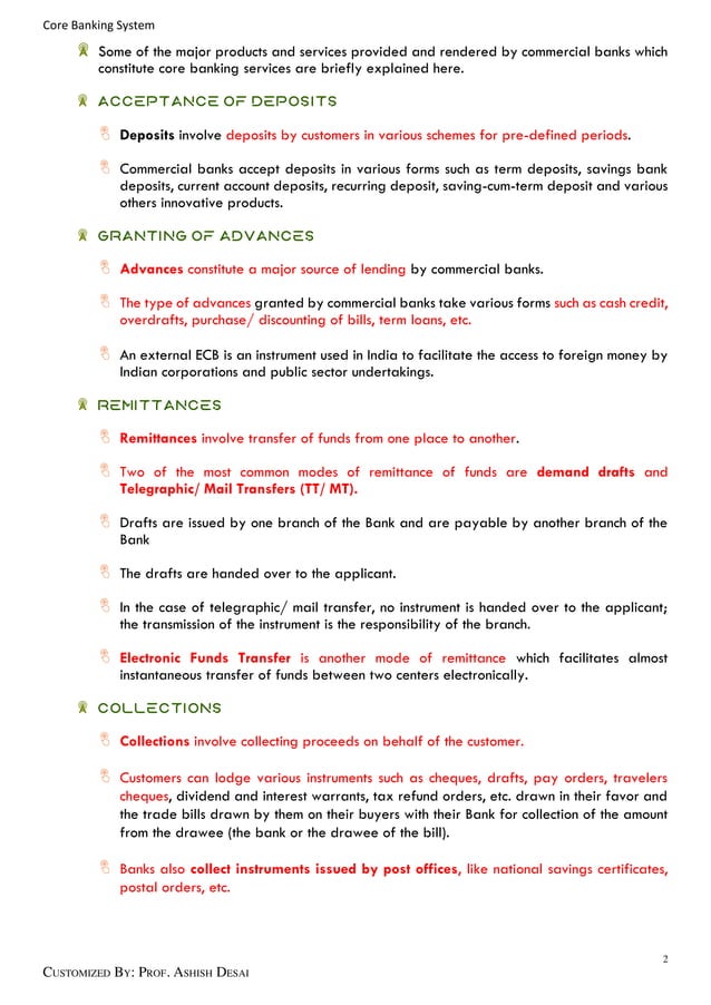 5. Core Banking System | PDF