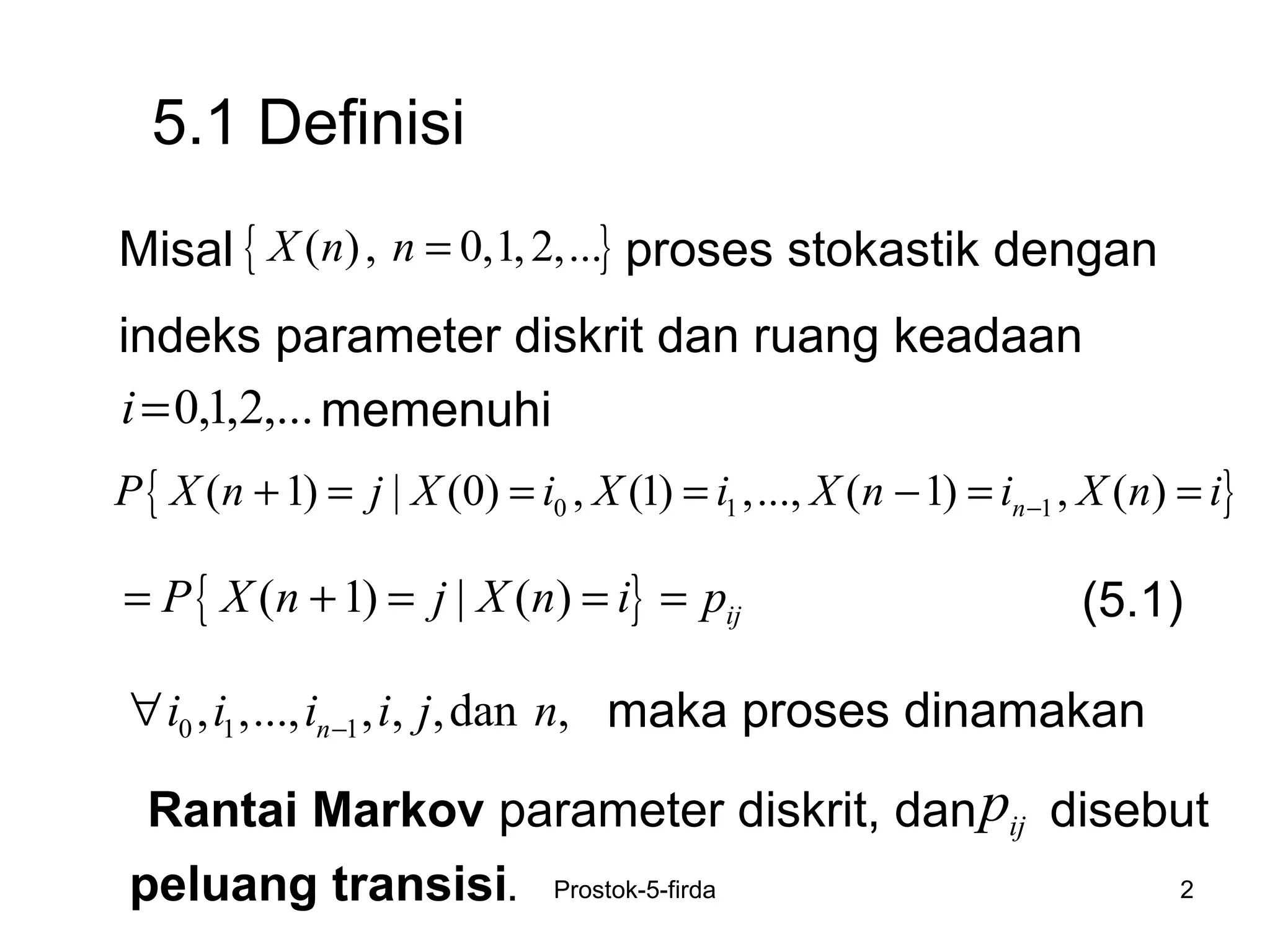 5. rantai-markov-diskrit | PPT