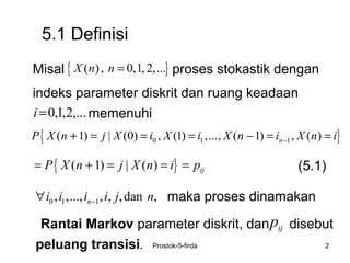 5. rantai-markov-diskrit | PPT