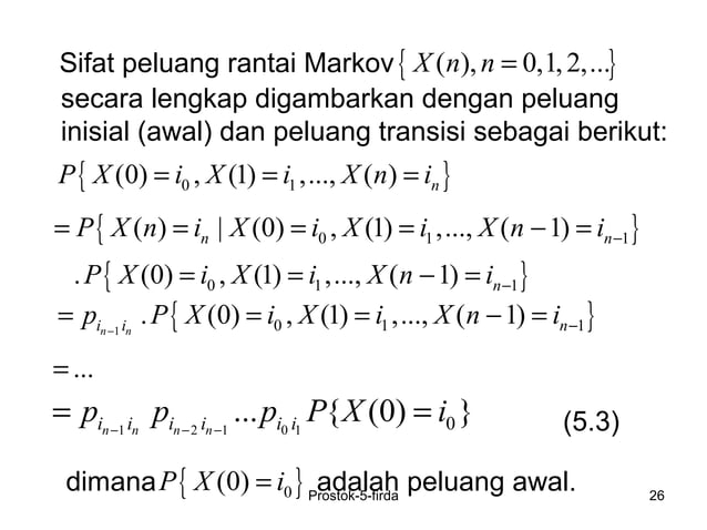 5. rantai-markov-diskrit | PPT