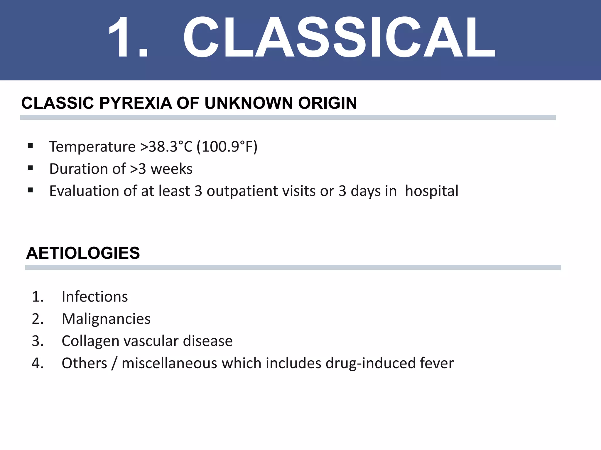 Pyrexia of unknown origin (PUO) | PPTX