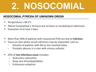Pyrexia of unknown origin (PUO) | PPTX
