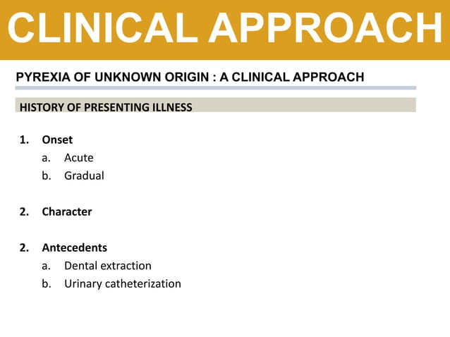 Pyrexia of unknown origin (PUO) | PPTX | Infectious Diseases | Diseases ...