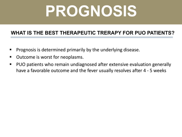 Pyrexia of unknown origin (PUO) | PPTX | Infectious Diseases | Diseases ...