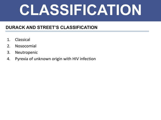 Pyrexia of unknown origin (PUO) | PPTX | Infectious Diseases | Diseases ...