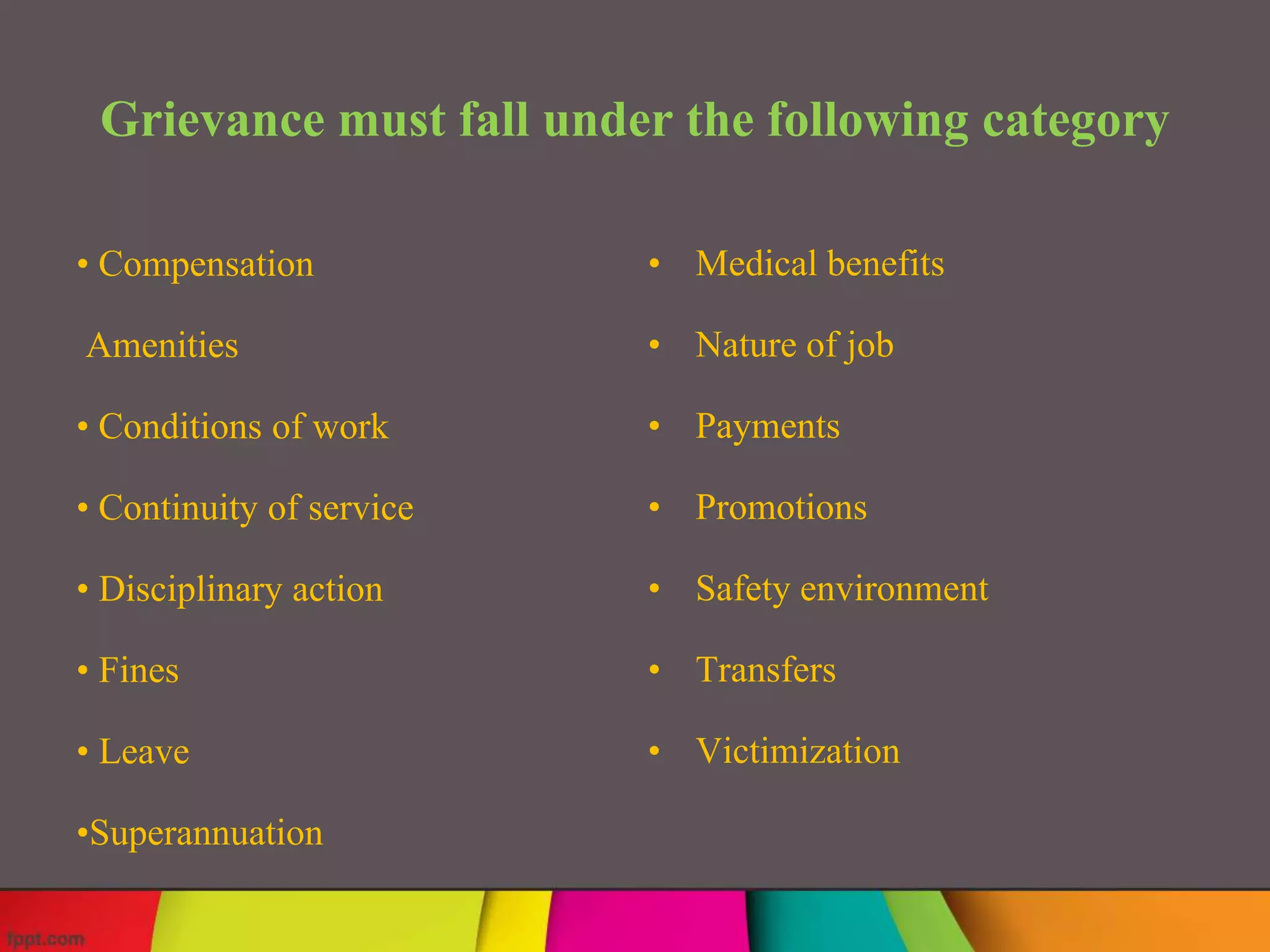 Discipline and Grievance Procedures | PPTX