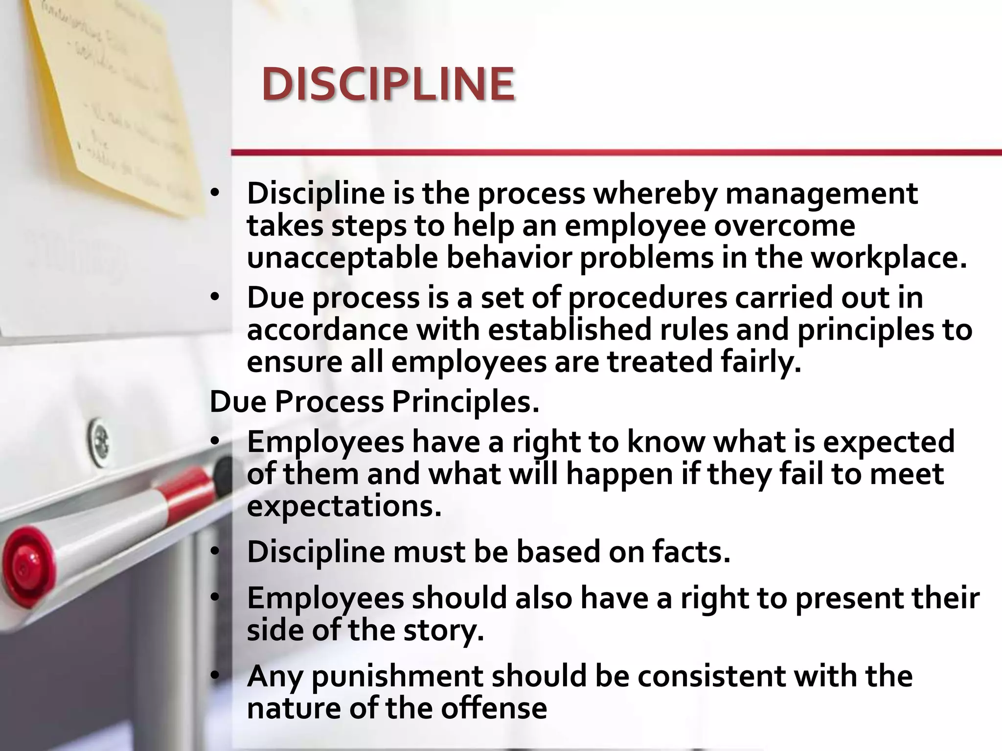 Discipline and Grievance Procedures | PPTX
