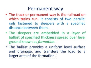5.track or permanent way and track stresses | PPTX