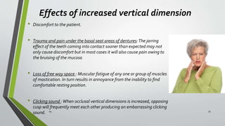 Vertical jaw relation in Complete Dentures- Kelly | PPTX