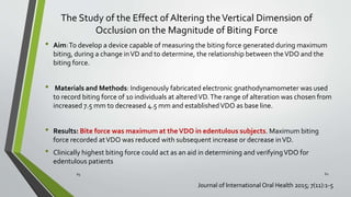 Vertical jaw relation in Complete Dentures- Kelly | PPTX