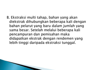 Ekstraksi-dengan-pelarut | PPTX