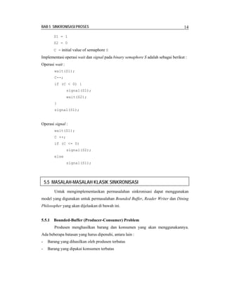 Sinkronisasi Proses | PDF