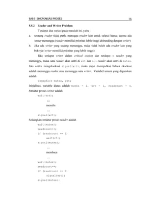 Sinkronisasi Proses | PDF