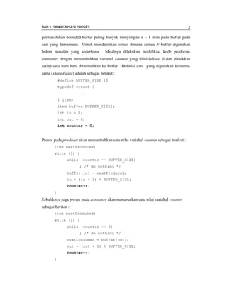 Sinkronisasi Proses | PDF