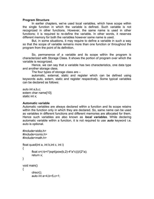 5.program structure | DOC