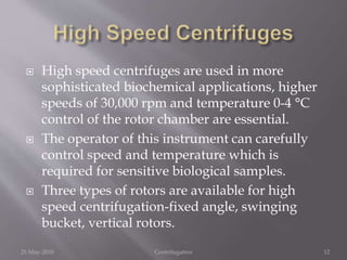 Centrifugation (Extraction Technique) | PPTX
