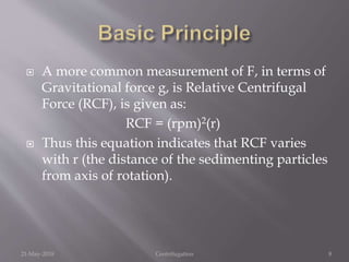 Centrifugation (Extraction Technique) | PPTX