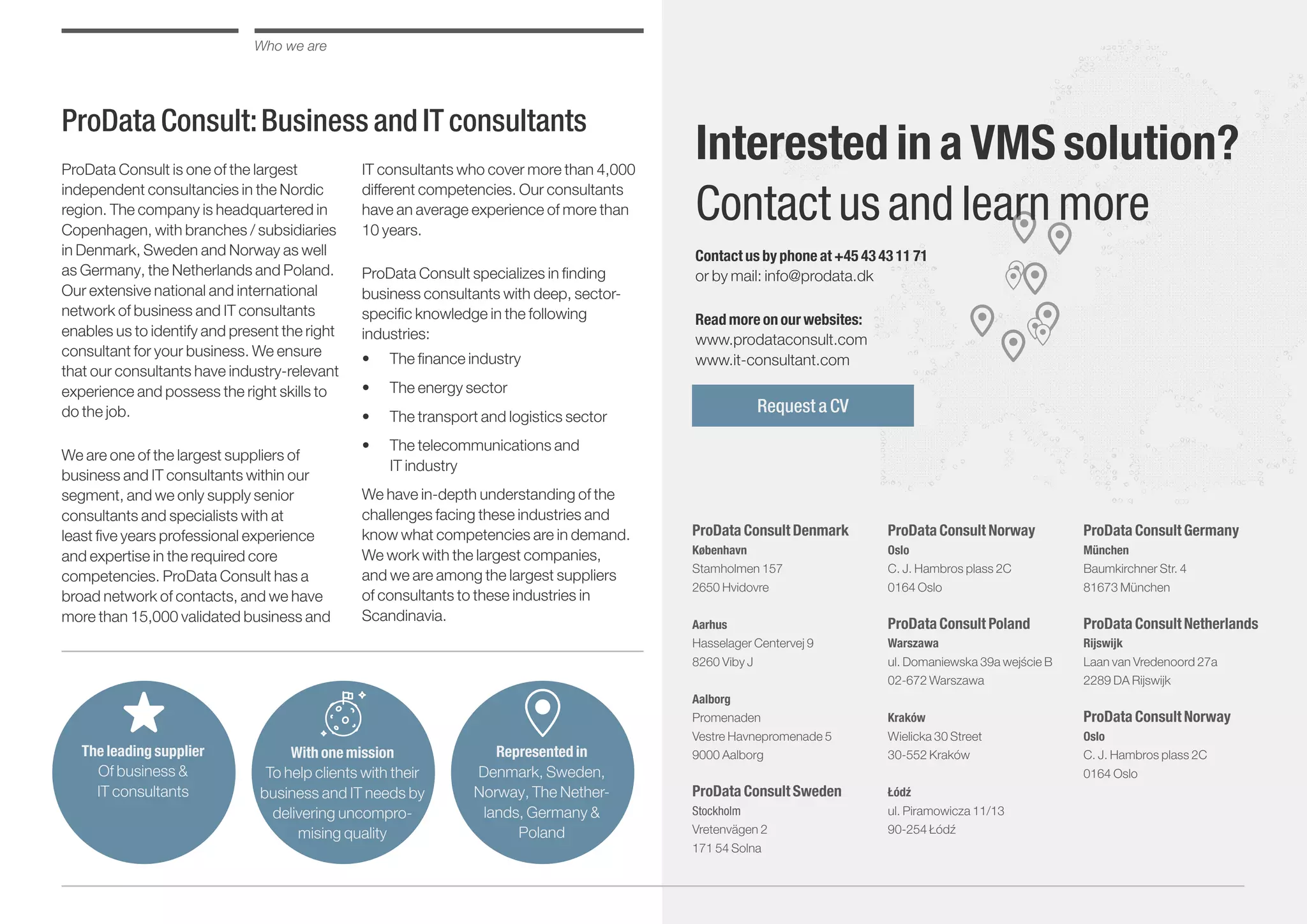 Vendor Management System - ProData Consult | PDF