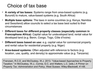 Challenges and Prospects of Property Taxes in Africa | PPT