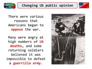 reasons the usa lost the vietnam war us public opinion | PPTX