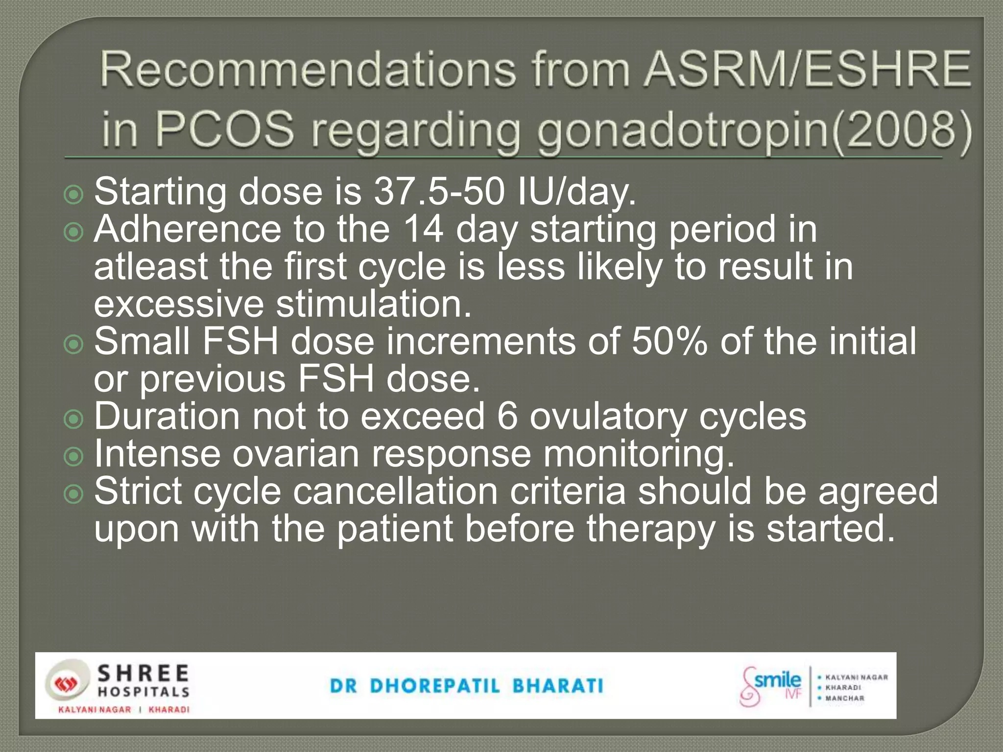 Controlled Ovarian Hyperstimulation With Iui Pptx