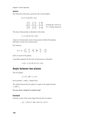 5.vector geometry Further Mathematics Zimbabwe Zimsec Cambridge | PDF