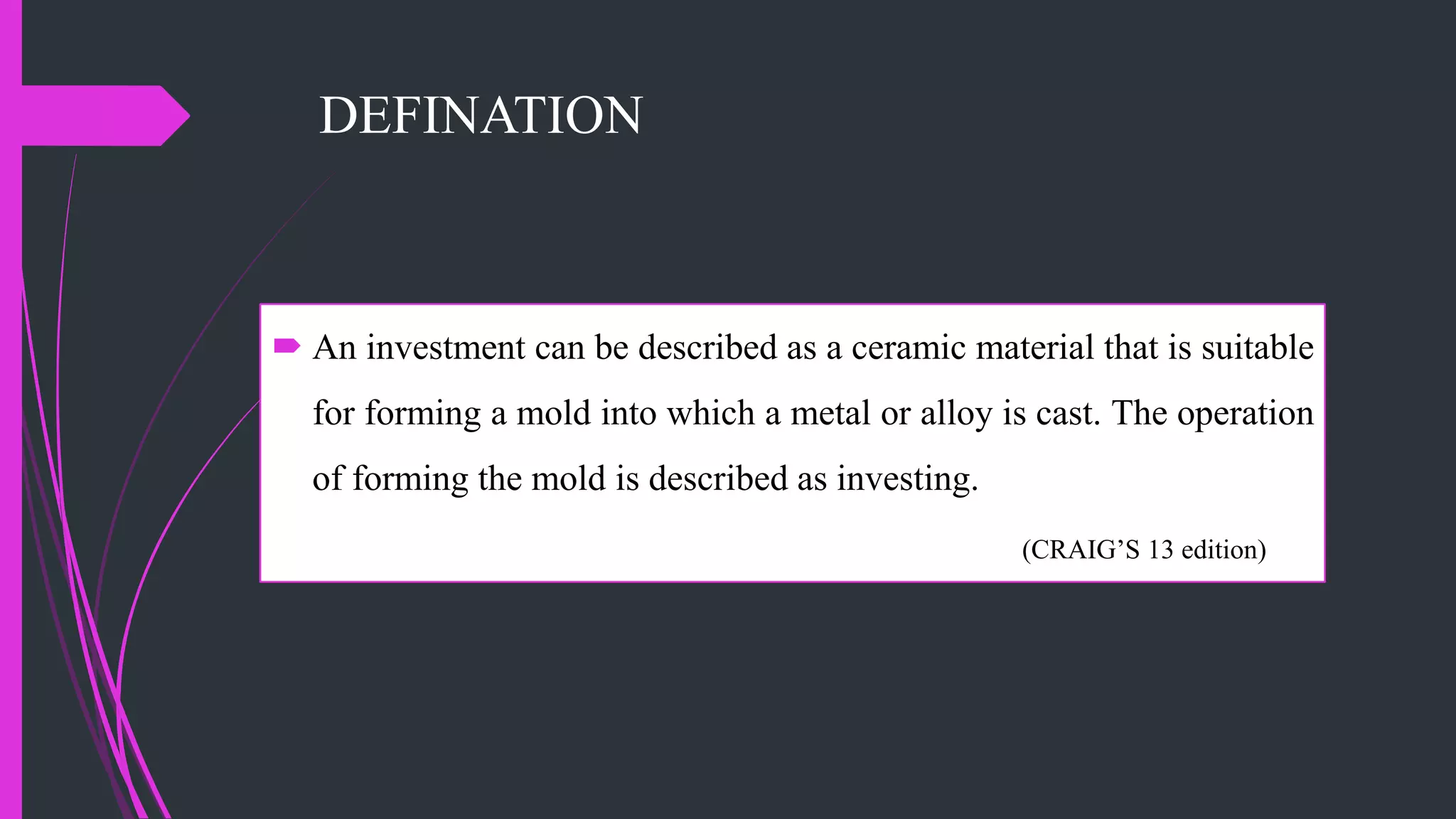 Investment material | PPTX