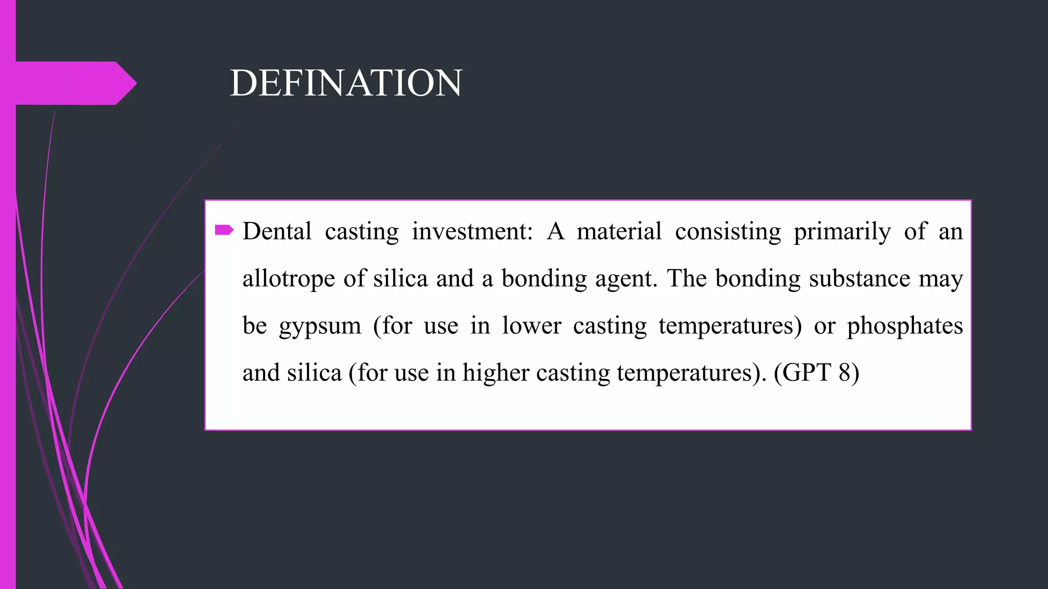 Investment material | PPTX