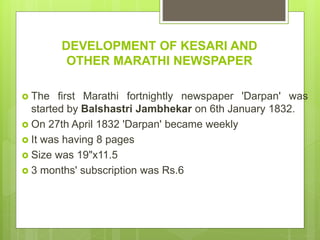 5.growth of indian language press edited | PPTX