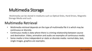 multimedia storage and playback or retrival methods or techniques copy | PPT
