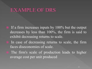 Returns to scale | PPTX