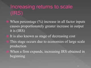 Returns to scale | PPTX