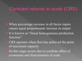 Returns to scale | PPTX