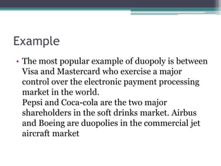 Oligopoly & duopoly | PPTX | Business Accounting & Finance | Business
