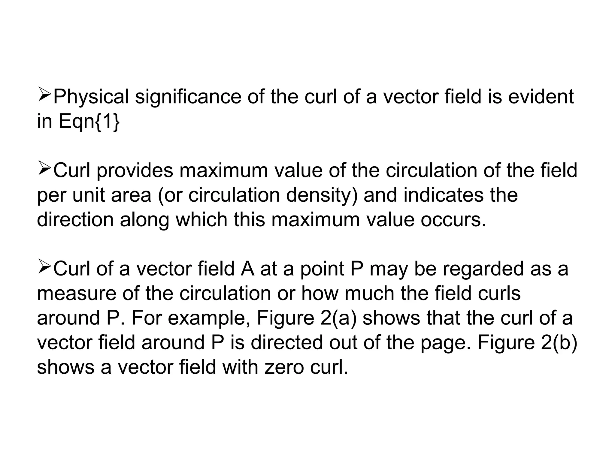 5. lec5 curl of a vector | PPT | Physics | Science