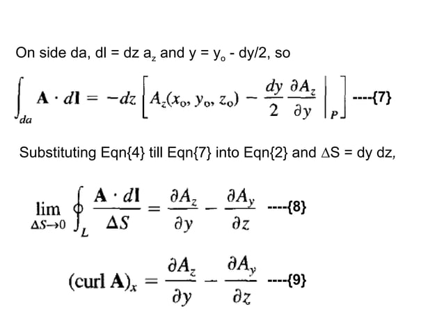 5. lec5 curl of a vector | PPT | Physics | Science