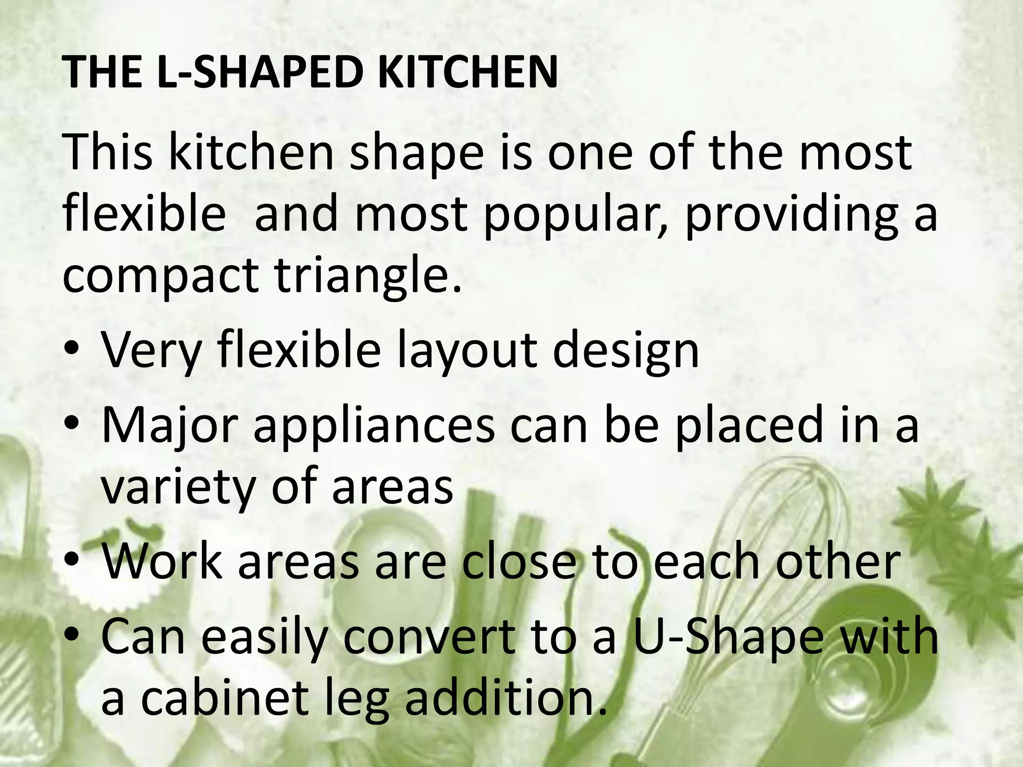 5. understanding the basic kitchen layout | PPTX